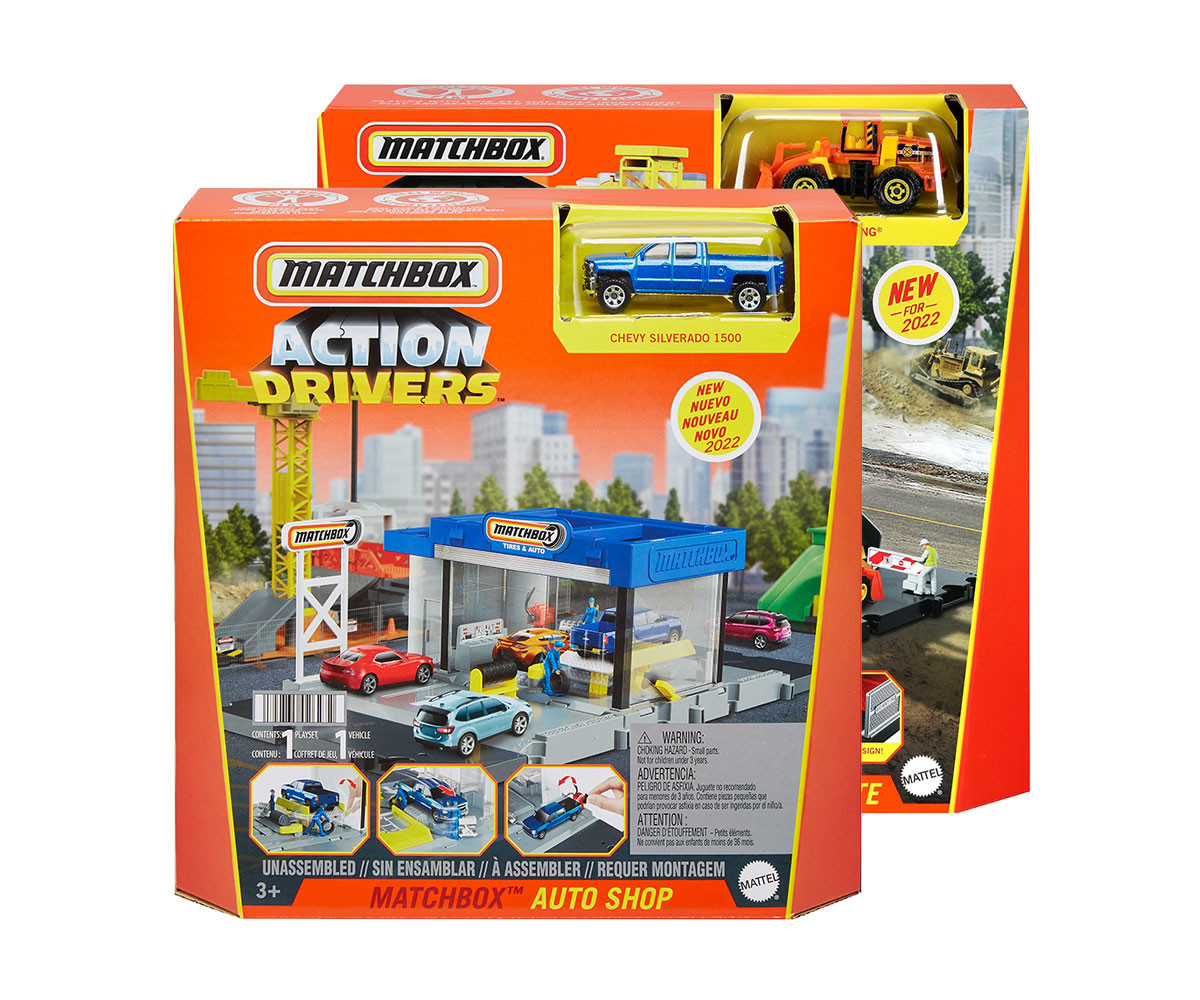 Колички за деца Matchbox - Комплект Action Drivers, асортимент | КОМСЕД