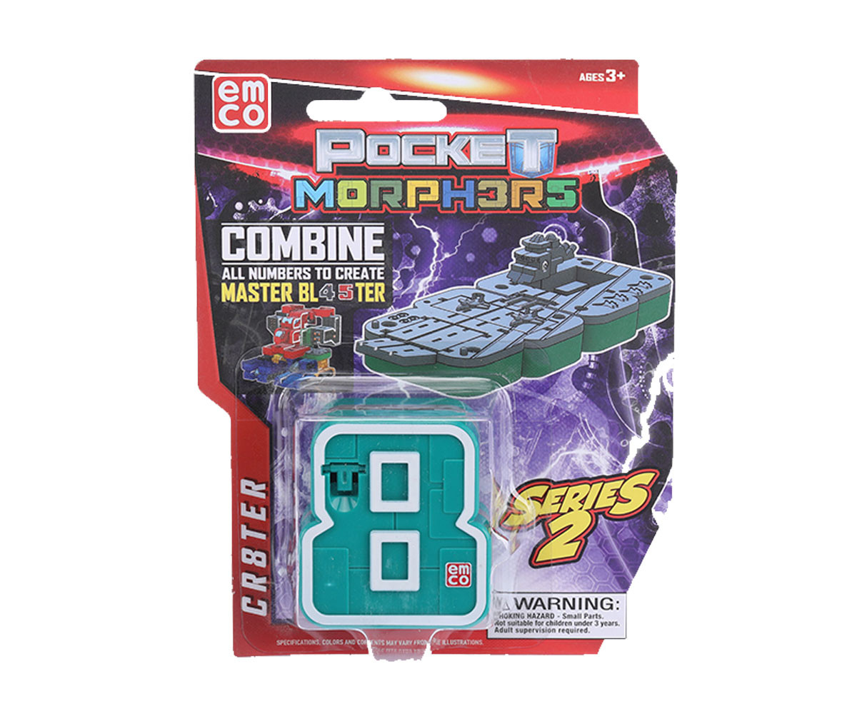 Джобен трансформър Pocket Morphers - цифра 8, серия 2 | КОМСЕД